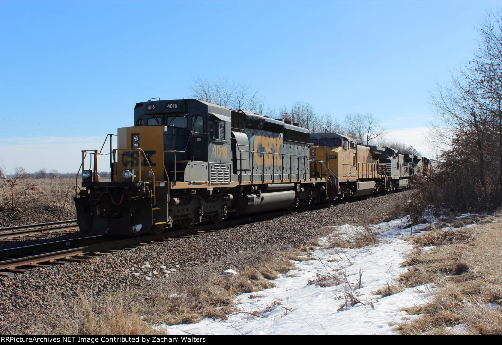 CSX 4018 UP 9496 NS 9212 2663